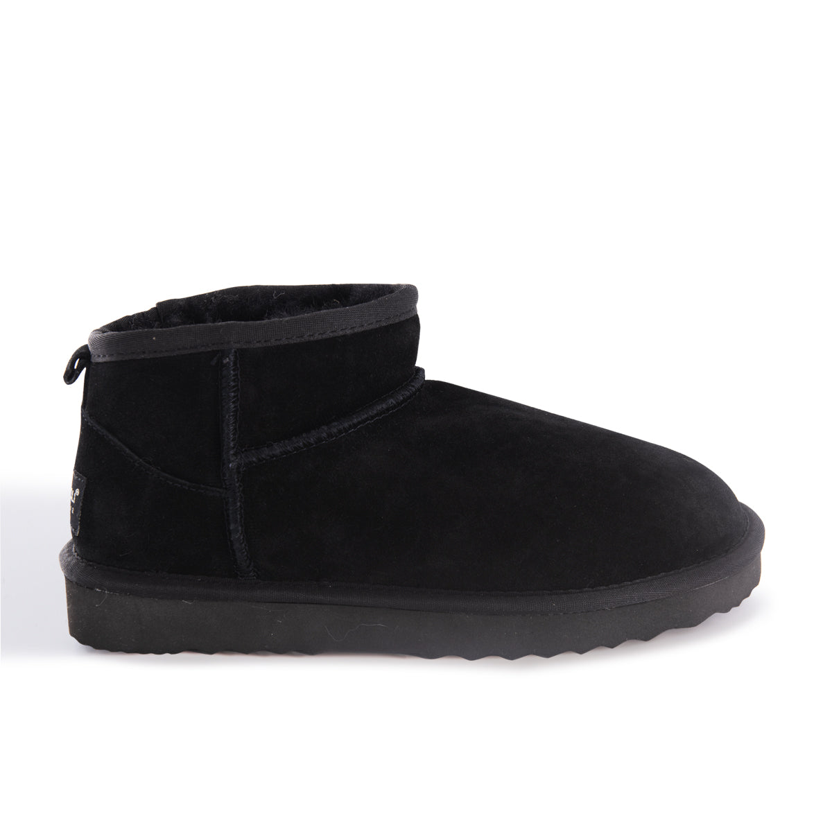 AUS WOOLI AUSTRALIA SHEEPSKIN CLASSIC ULTRA MINI BOOT - BLACK – AUSWOOLI